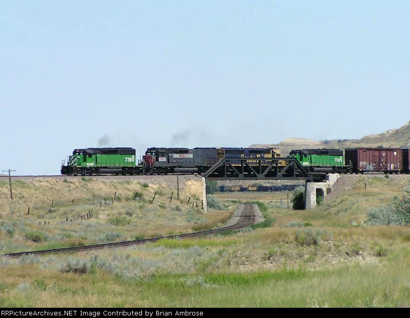 BNSF 7866 West